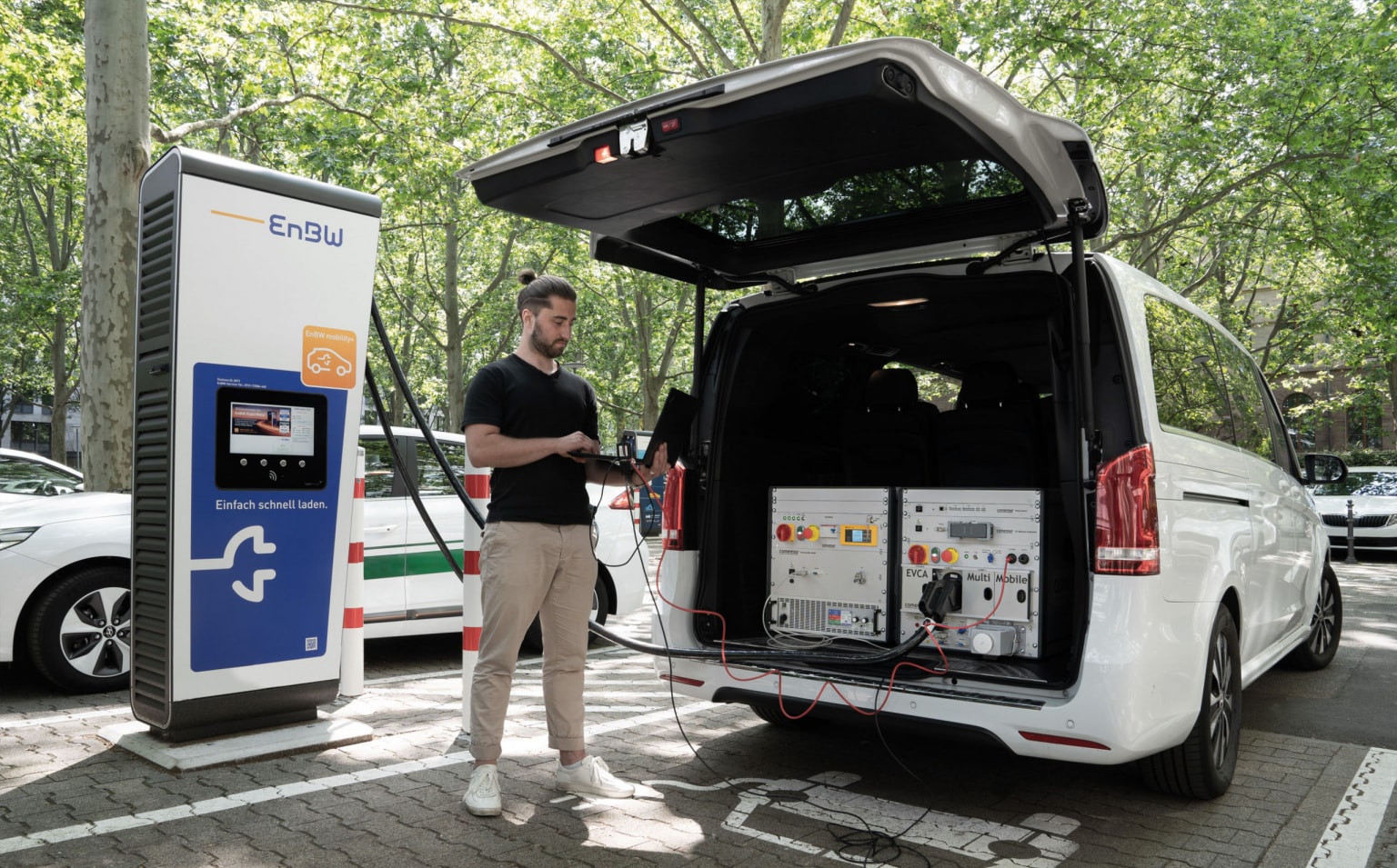 Electric vehicle tester - in detail