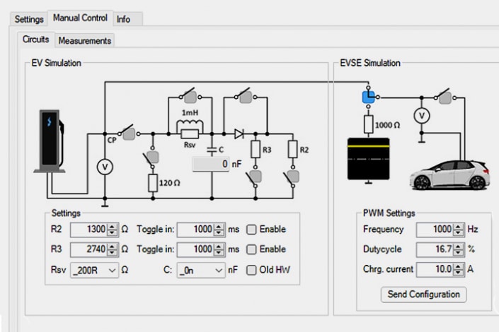 comemso EV Charging Tester